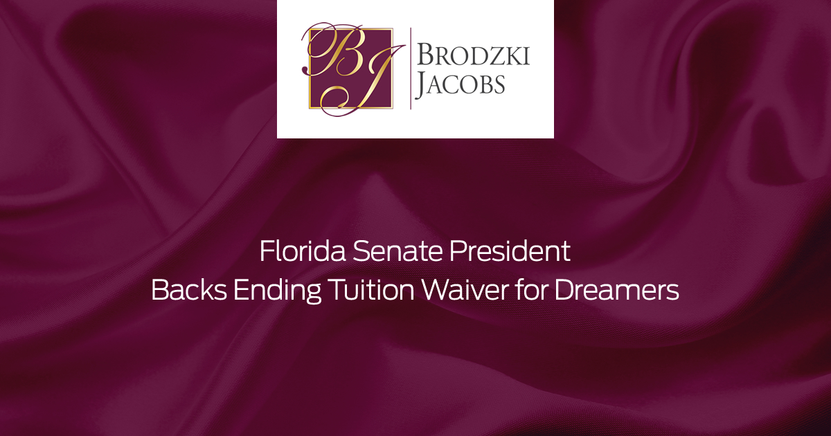 Florida Senate President Backs Ending Tuition Waiver for Dreamers ...